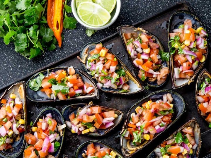 Choritos a la Chalaca - Receta - Comidas Peruanas - Ingredientes