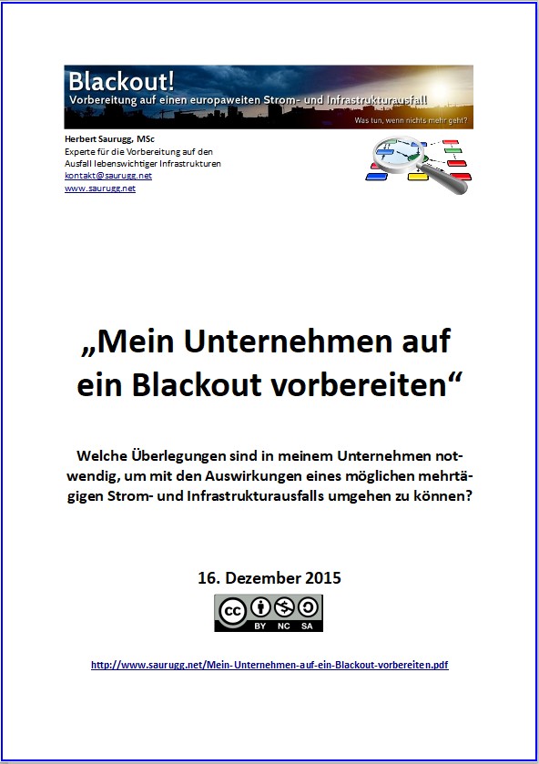 Wahrscheinlichkeit eines Blackouts | Herbert Saurugg - Blackout- und Krisenvorsorgeexperte