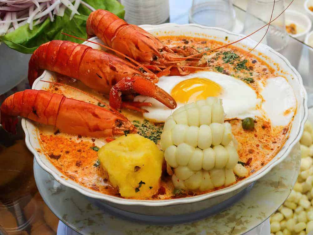 Chupe de Camarones - Comidas Peruanas - Receta - Ingredientes