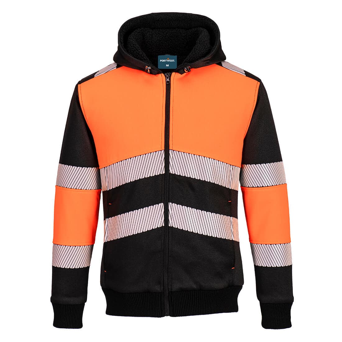 Portwest PW377 PW3 Zipped Class 1 Winter Hoodie | OAKEYS Safety Ltd