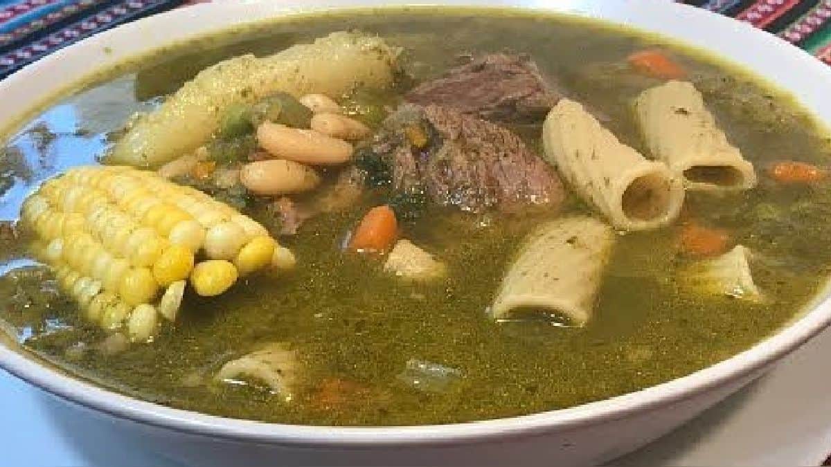 Menestron - Sopas Peruanas - Receta - Comidas Peruanas - Ingredientes