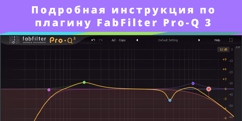 Подробная инструкция по плагину FabFilter Pro-Q 3