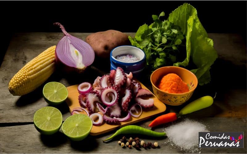 Ceviche de Pulpo - Ceviche Peruano - Aprender - Comidas Peruanas