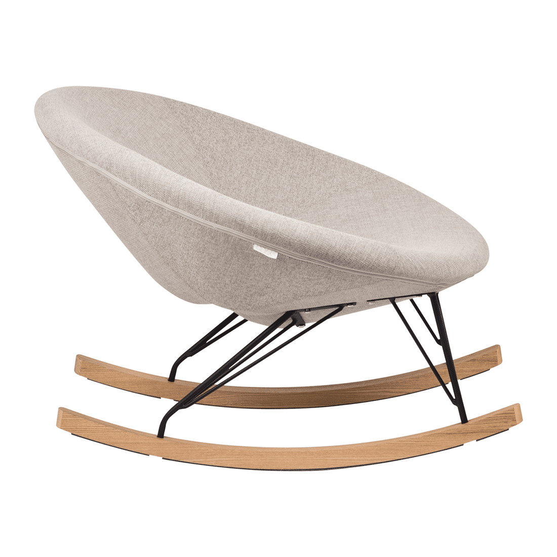 Quax schommelstoel O Chair sandgrey — Kindercompagnie