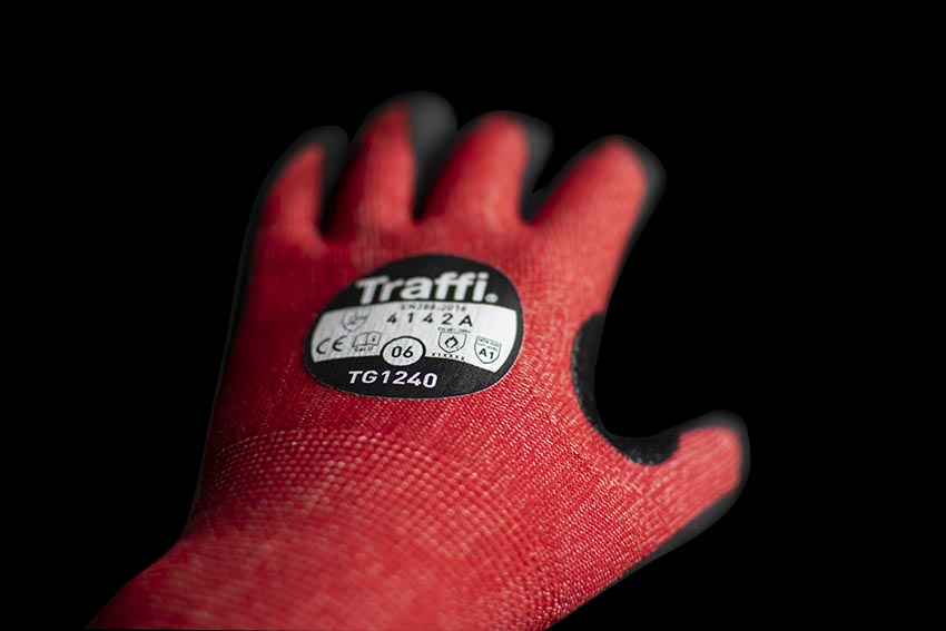 Traffi TG1240 Microdex LXT Nitrile Cut Level A Safety Glove - Pack of ...