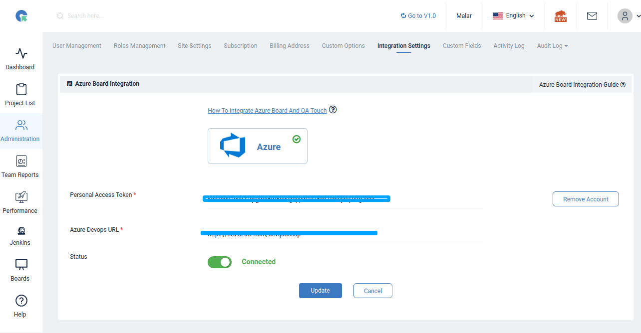 How To Integrate Microsoft Azure Boards with QA Touch? - QA Touch