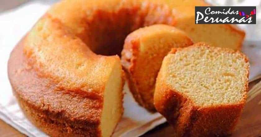 Receta de Keke de Vainilla - Postre Peruano - Aprende