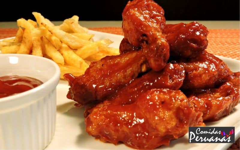 Alitas a la BBQ - Comida con Pollo . Receta . Comidas Peruanas