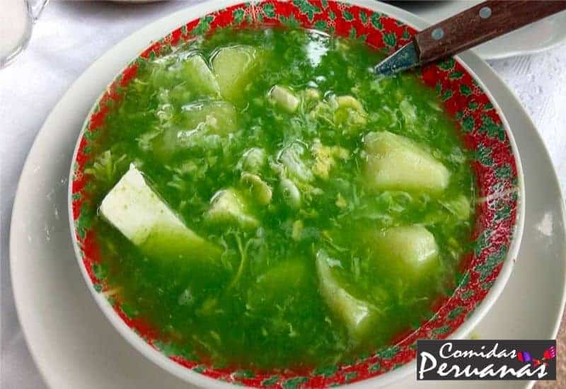 Caldo Verde de Cajamarca Receta - Comidasperuanas.com.pe