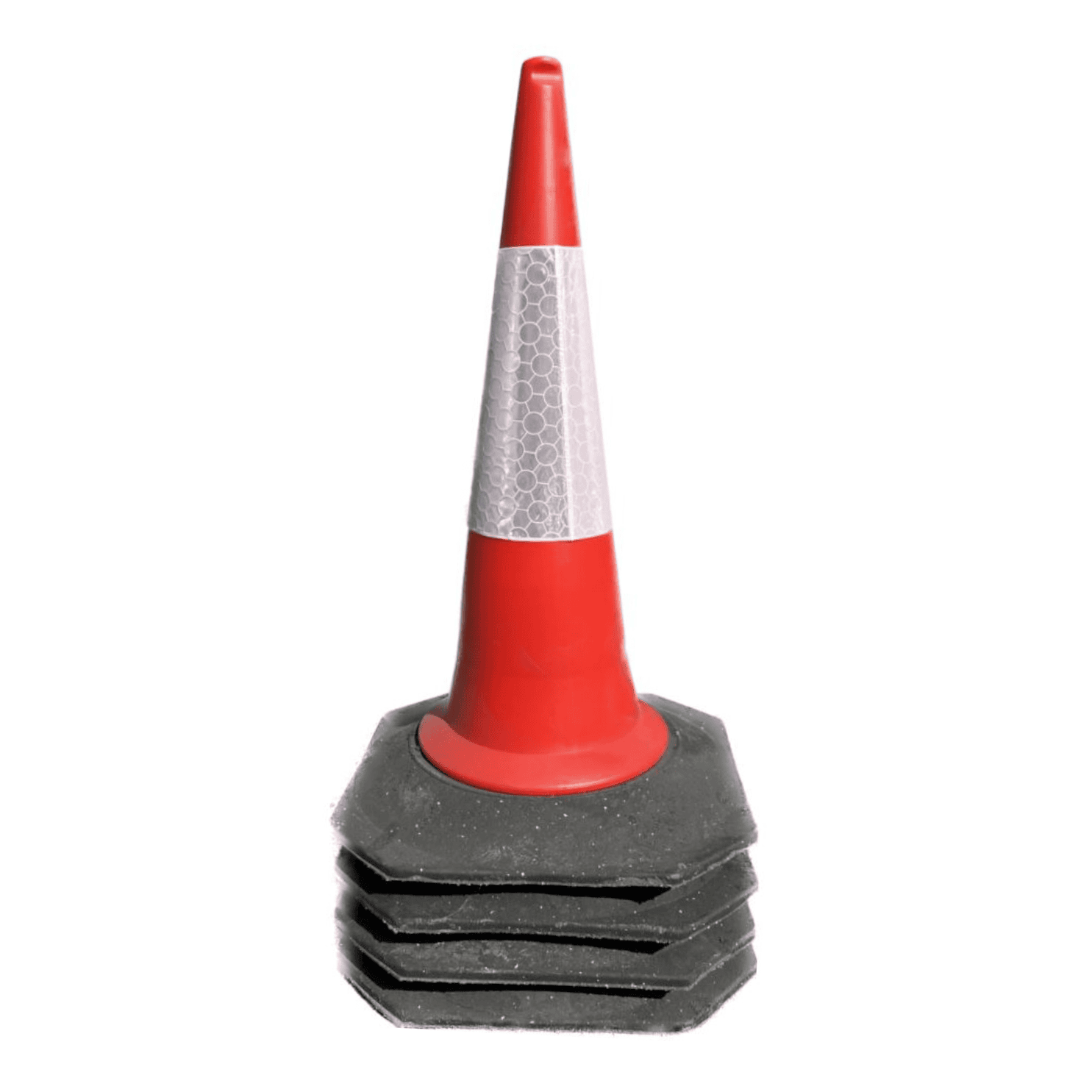 TRAFF TEX 75cm Road Traffic Cone - Pallet/100 units | OAKEYS Safety Ltd