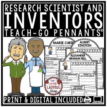 Famous Inventors & Scientist Research Project Bulletin Board Biography ...