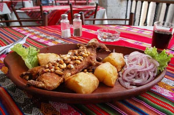 Platos de Comidas Peruanas con Cuy - Recetas - Ingredientes