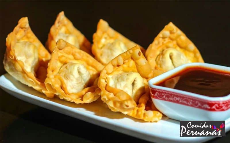 Wantan Frito Receta - Chifa Peruano - Comidasperuanas.com.pe