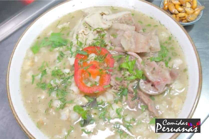 Caldo de Mote Receta - Tipicas de la Sierra - Aprende a Preparar