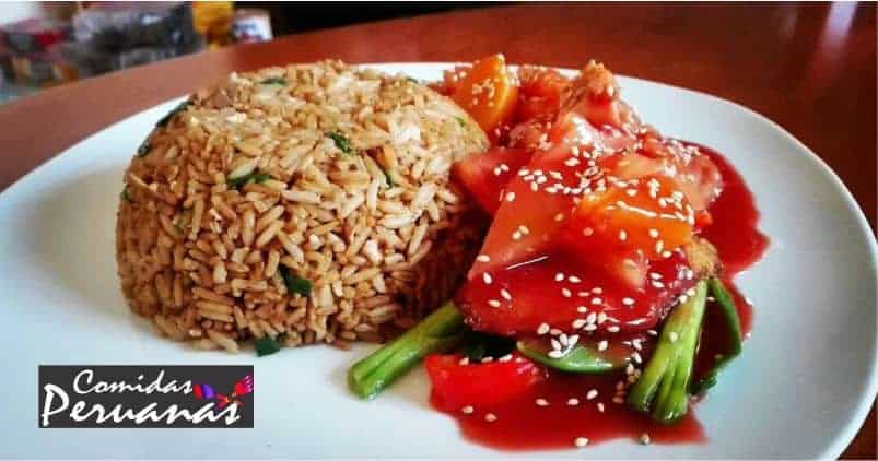 Receta Pollo Tipakay con Chaufa - Comidas Criollas Peruanas