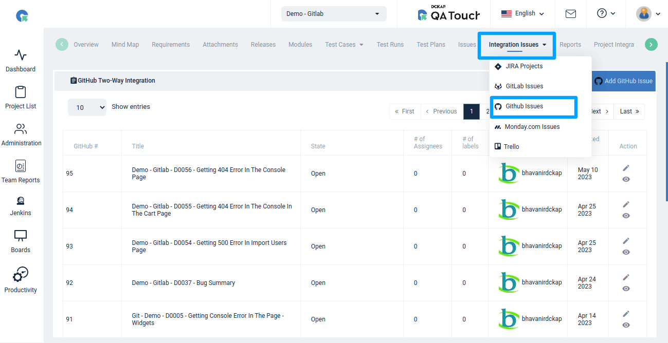 How To Integrate Github With Qa Touch