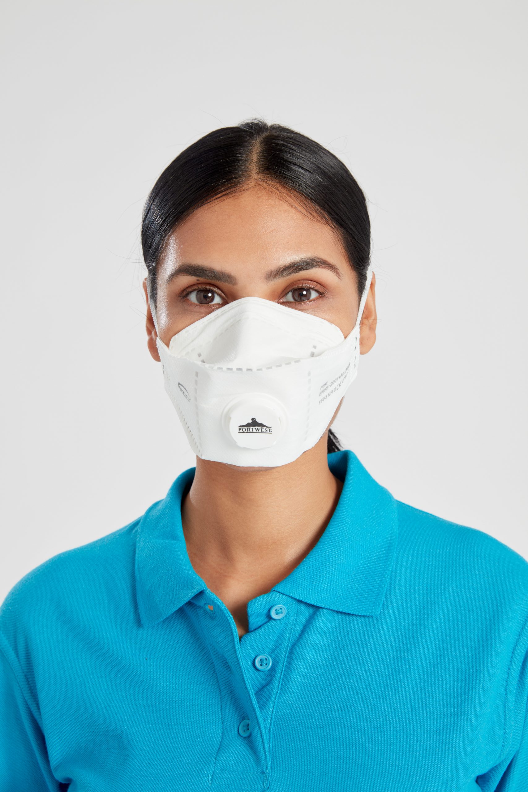 Portwest P391 EAGLE FFP3 Valved Dolomite Fold Respirator Pack of 10 ...