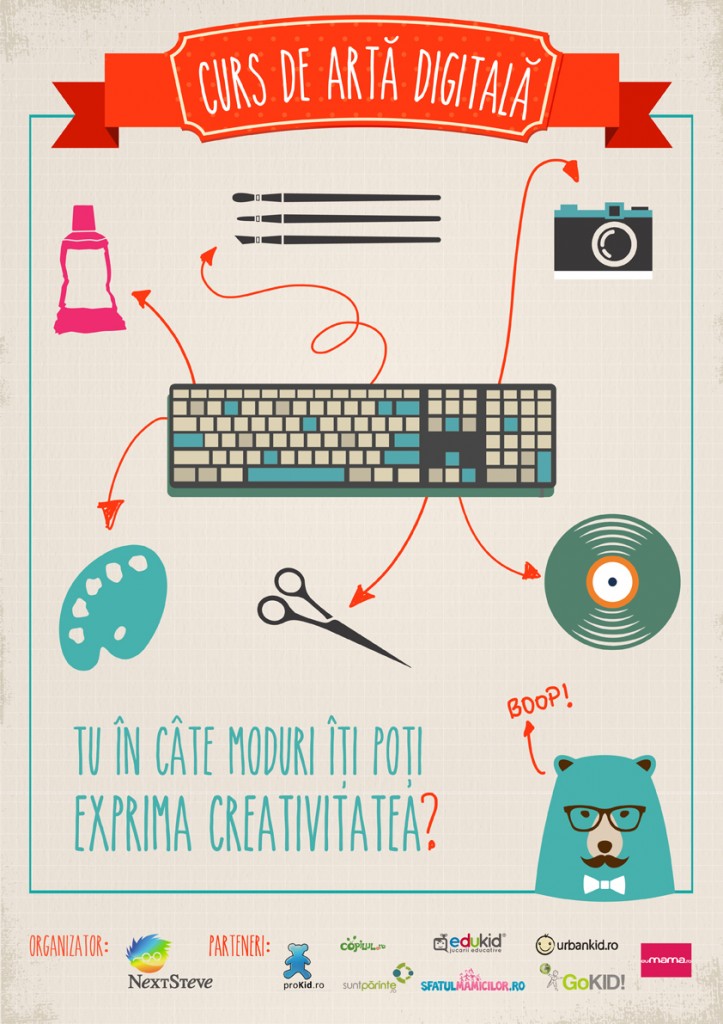 Curs de arta digitala pentru copii 10-15 ani