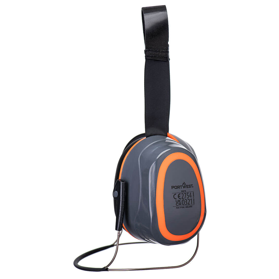 Portwest PW78 HV Extreme Ear Defenders Neckband | OAKEYS Safety Ltd