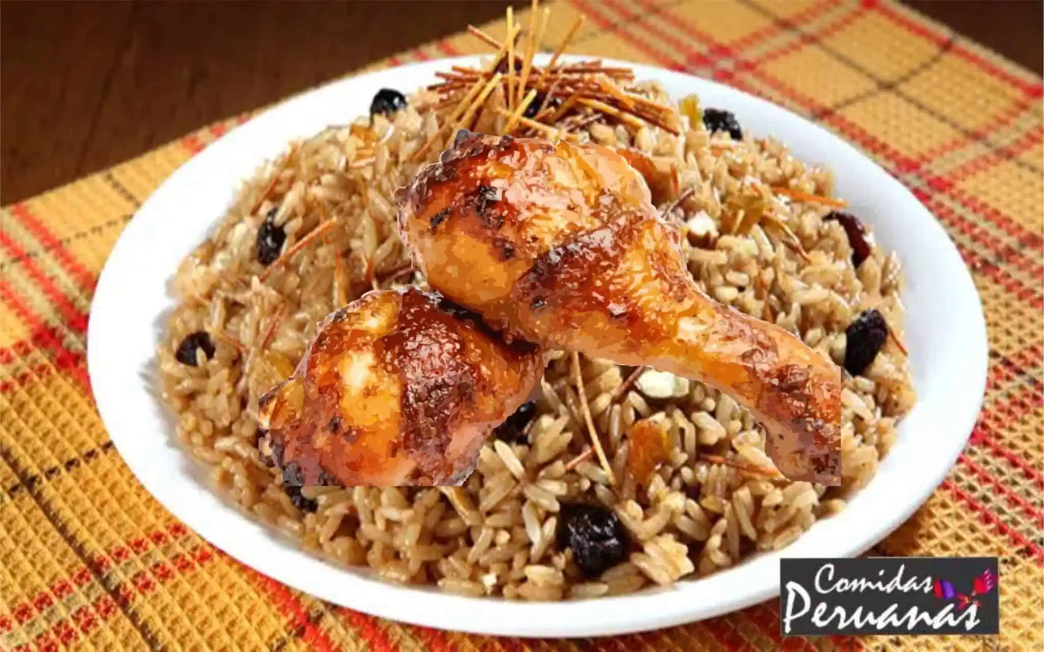 Arroz Arabe con Pollo al Horno - Comidas Peruanas con Pollo