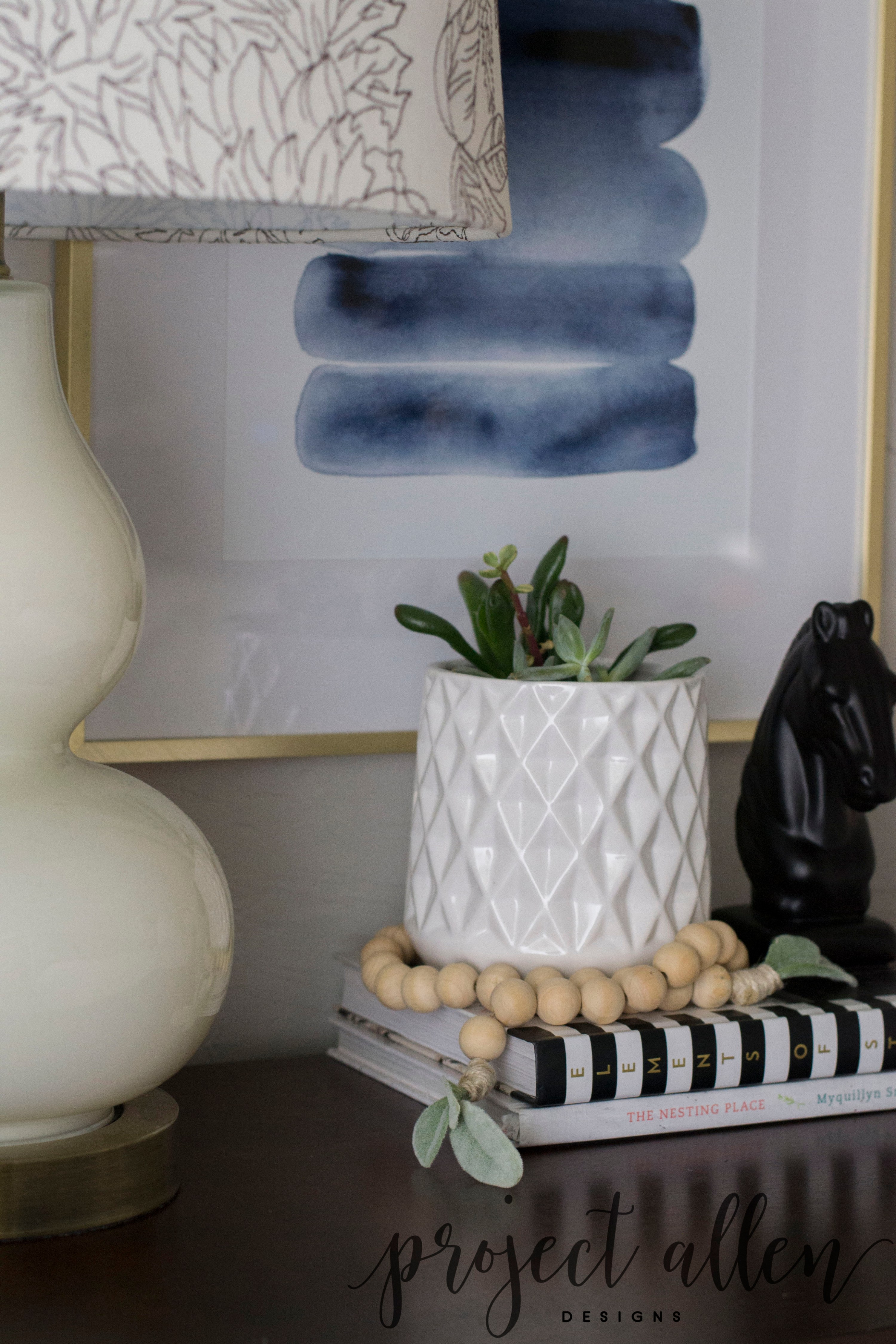 How To Style a Nightstand! • Project Allen Designs How To Style a Nightstand! • Project Allen Designs